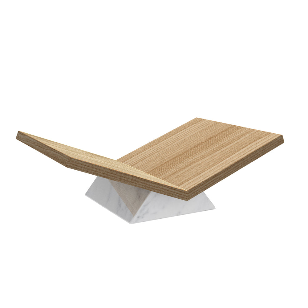 Porta Libros de Mármol y Madera (Book Display) – Makrana Home Decor